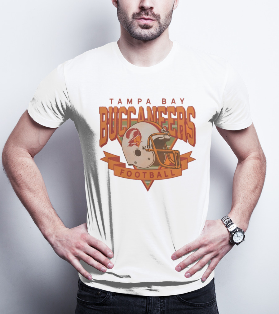 Tampa Bay Buccaneers Football Helmet T-Shirt