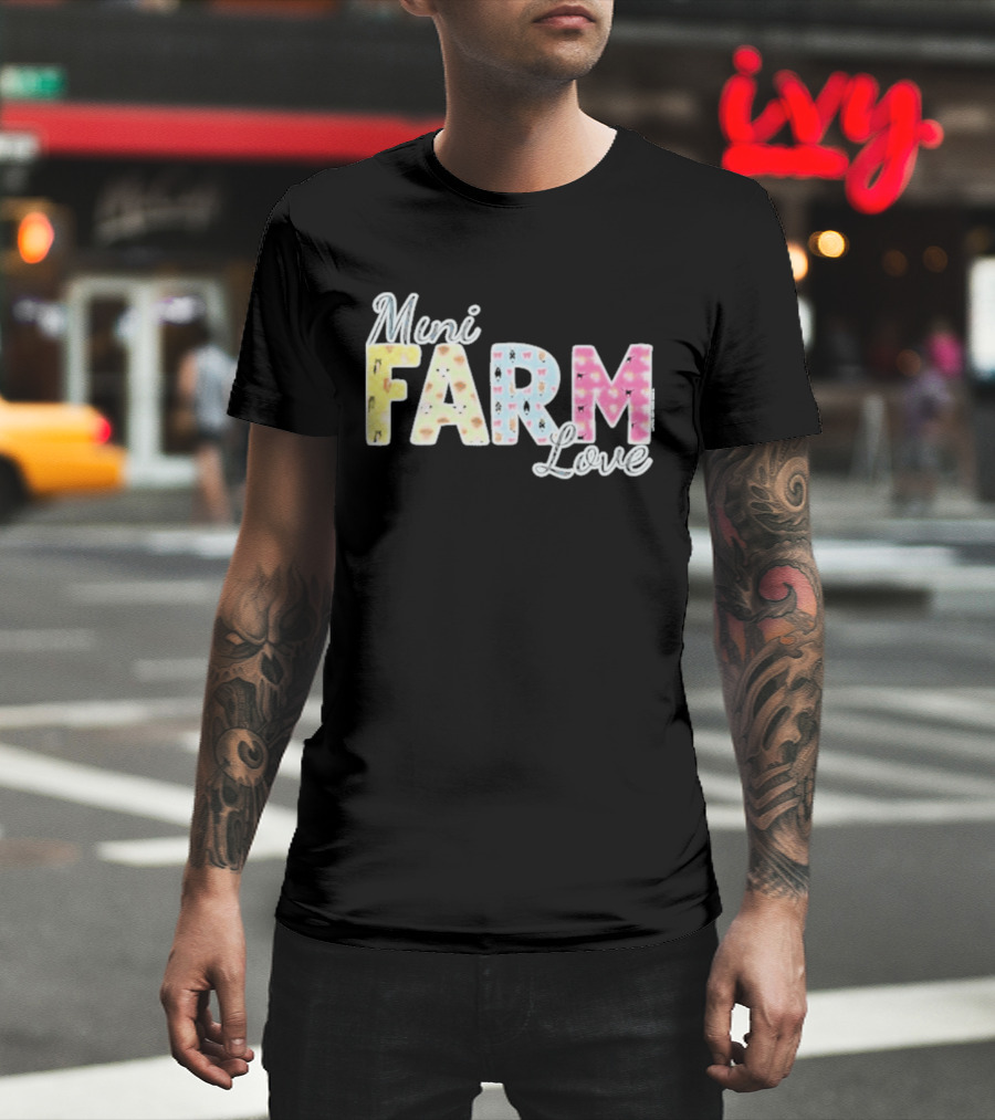 Mini Farm Love Floral Pastel T-Shirt