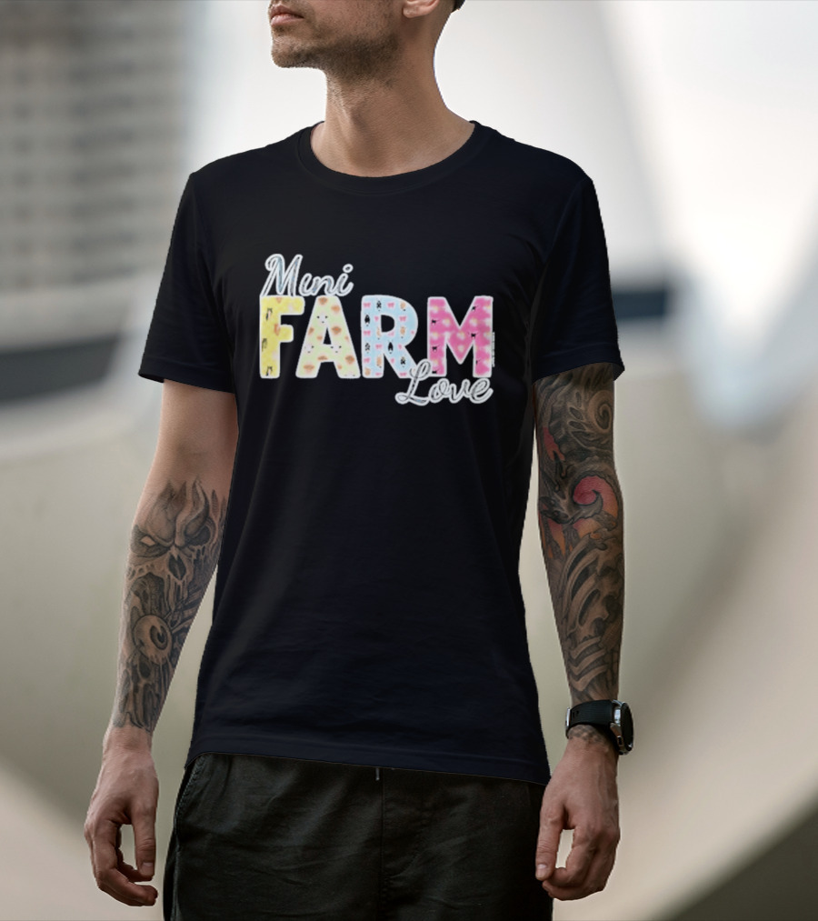 Mini Farm Love Floral Pastel T-Shirt
