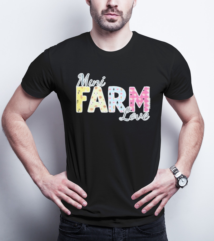 Mini Farm Love Floral Pastel T-Shirt