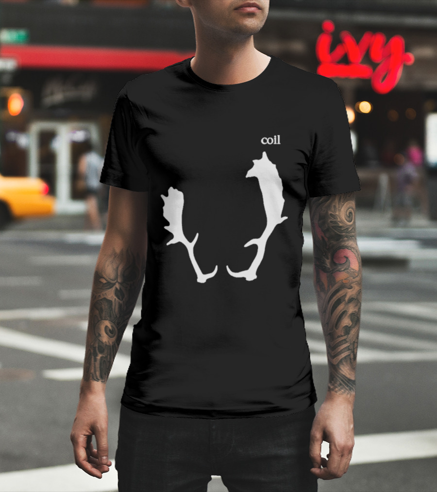 Coil Black Antlers T-Shirt