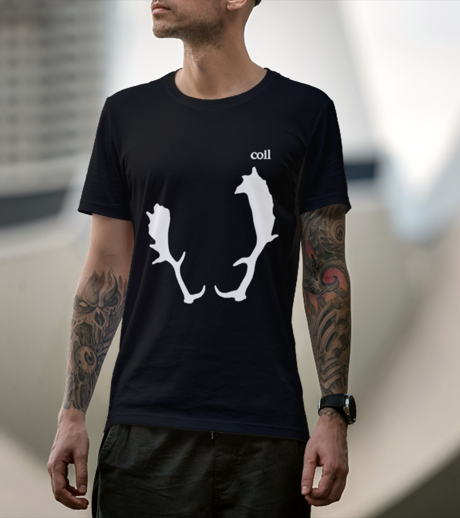 Coil Black Antlers T-Shirt