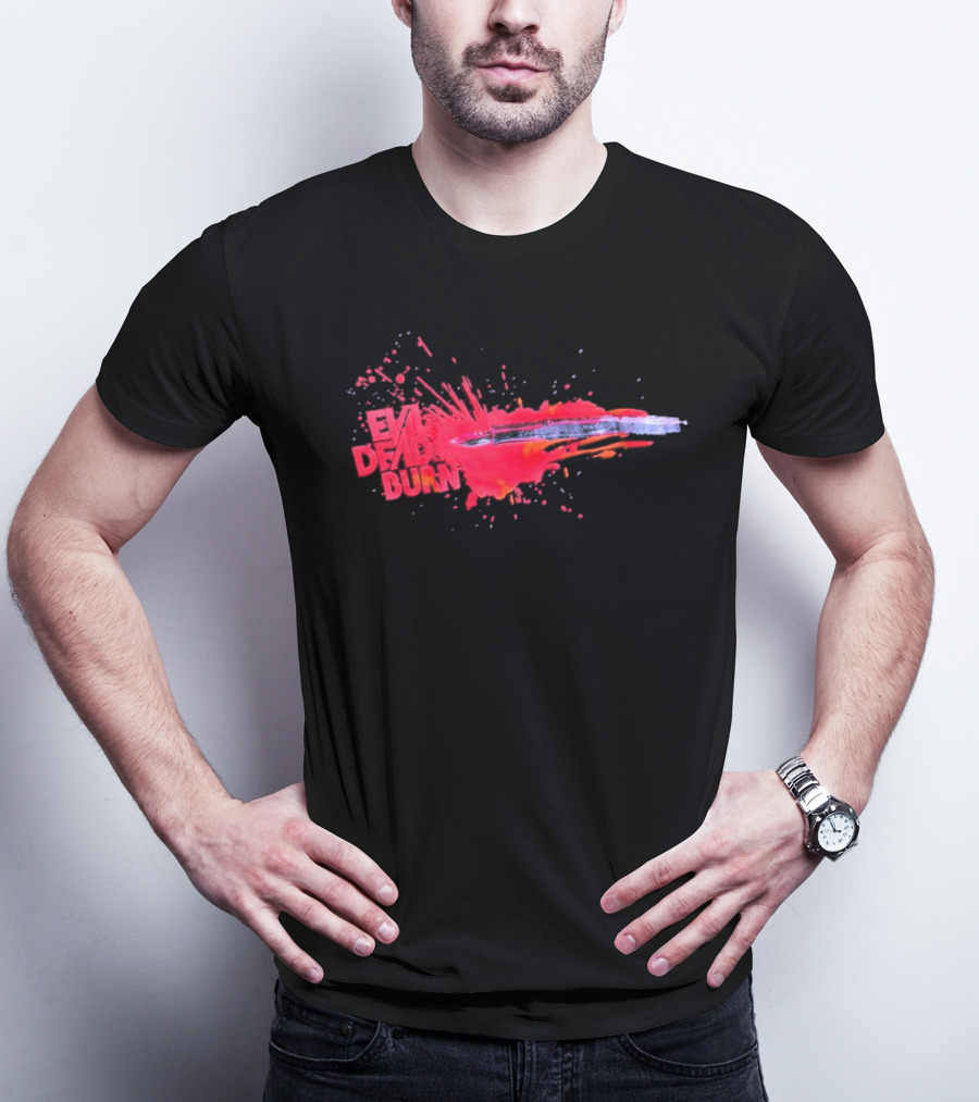 Evil Dead Burn 2026 Horror Splatter Blade T-Shirt