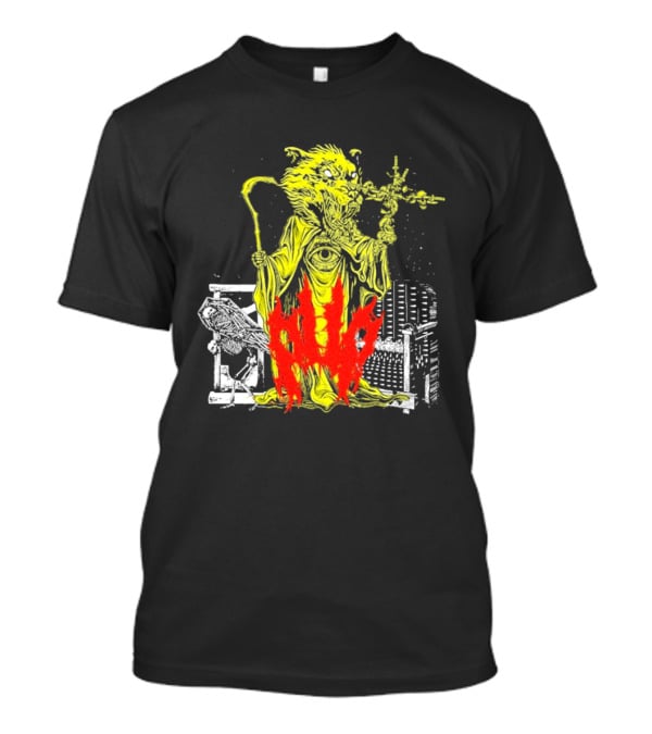Pup Demon Prince Wizard Staff Fantasy T-Shirt