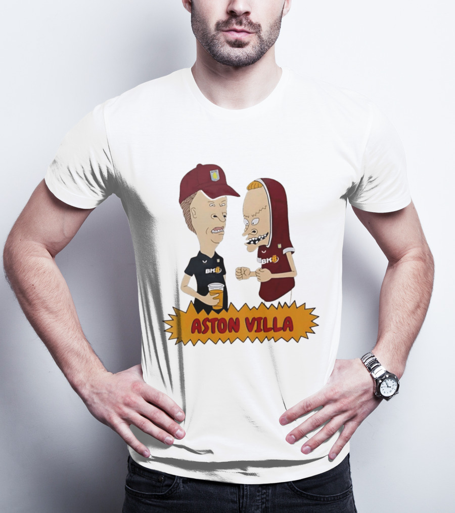 Aston Villa Beavis And Butt Head BK8 T-Shirt