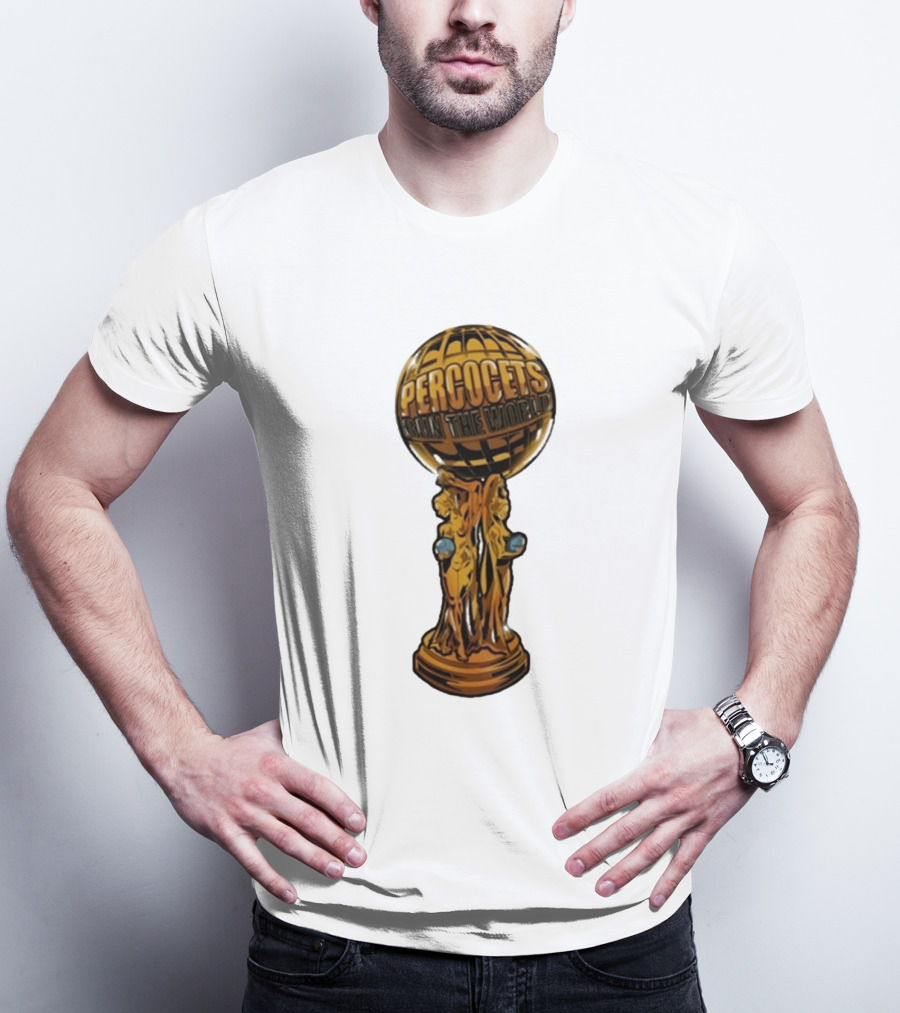 Percocets Run The World Trophy Statue T-Shirt