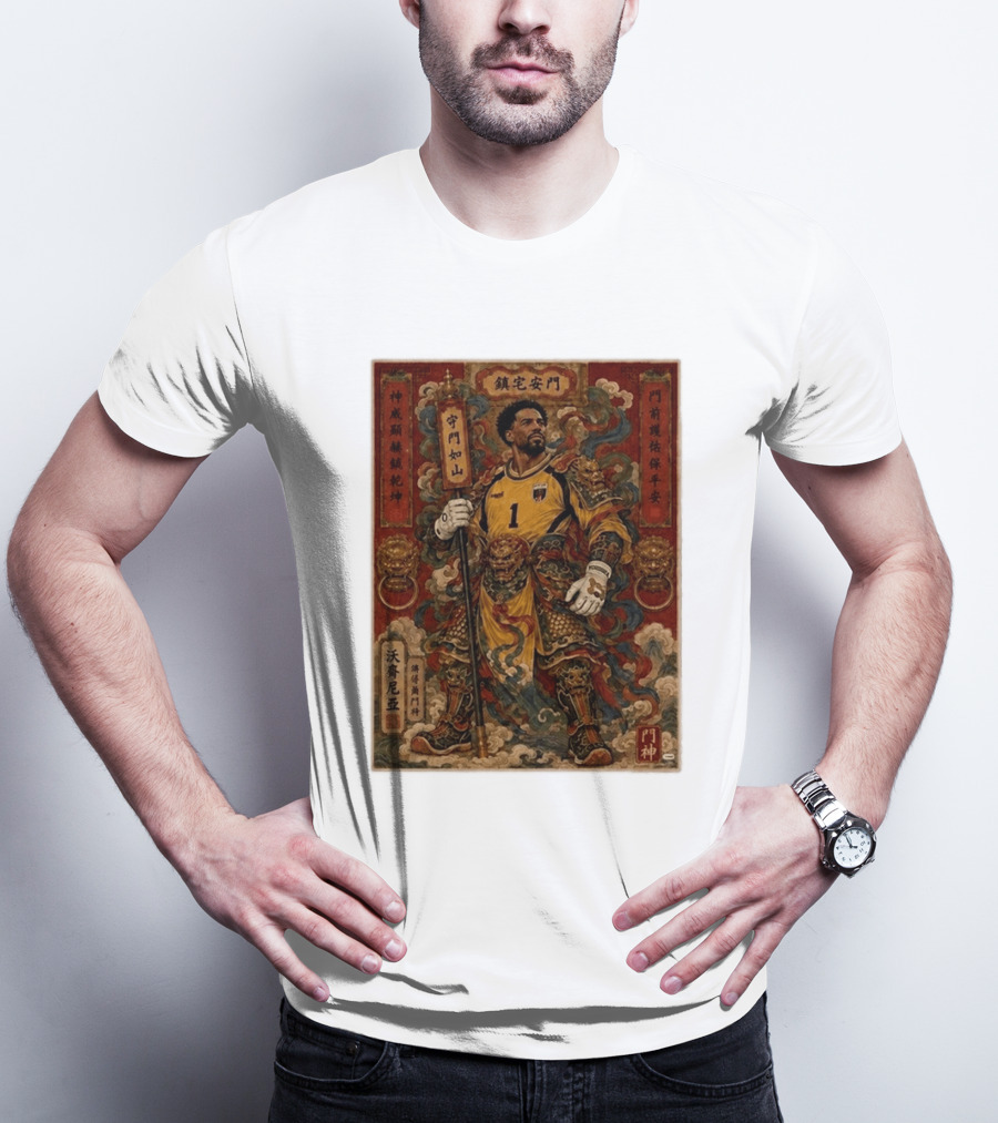 Cape Verde Goalkeeper Vozninha Door God Guardian T-Shirt