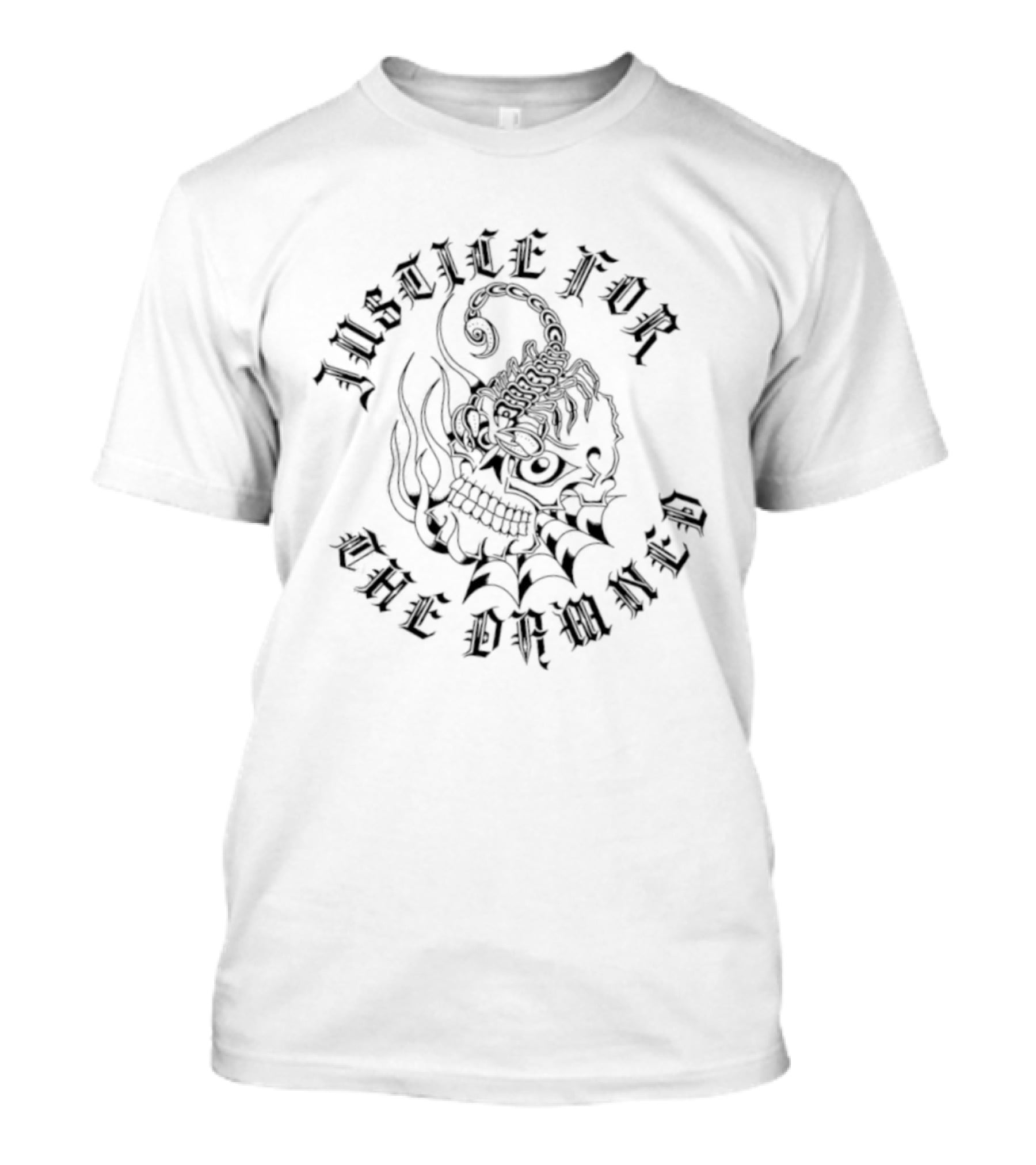 Justice For The Damned Scorpion Skull T-Shirt