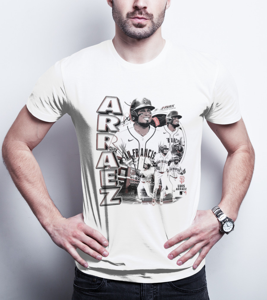 San Francisco Giants Luis Arraez MLB 2026 Collage T-Shirt