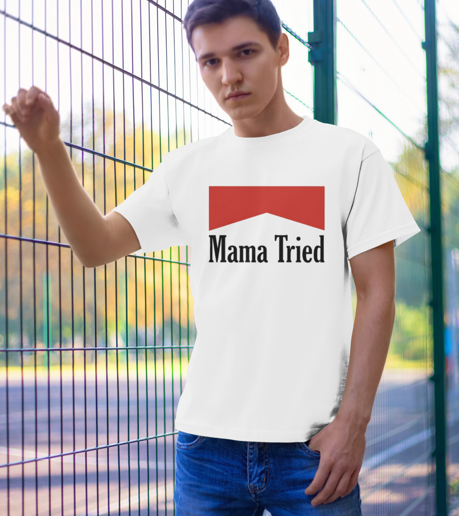 Mama Tried Red Chevron T-Shirt
