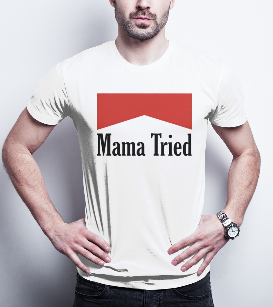 Mama Tried Red Chevron T-Shirt