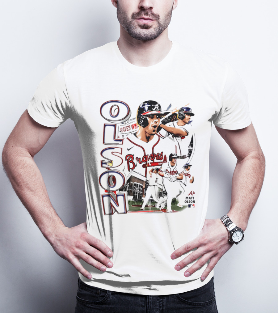 Matt Olson Braves 2026 MLB Collage Nike Swingman T-Shirt