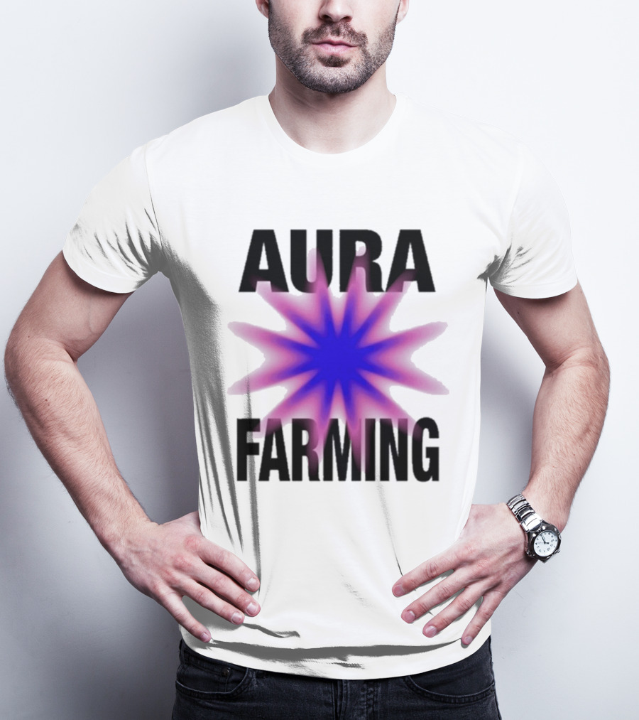 Farming Aura Starburst Energy Visual T-Shirt