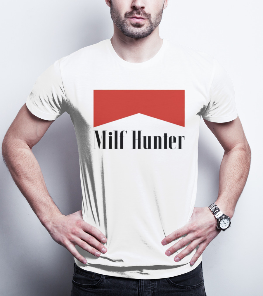 Milf Hunter Marlboro Red Crest T-Shirt