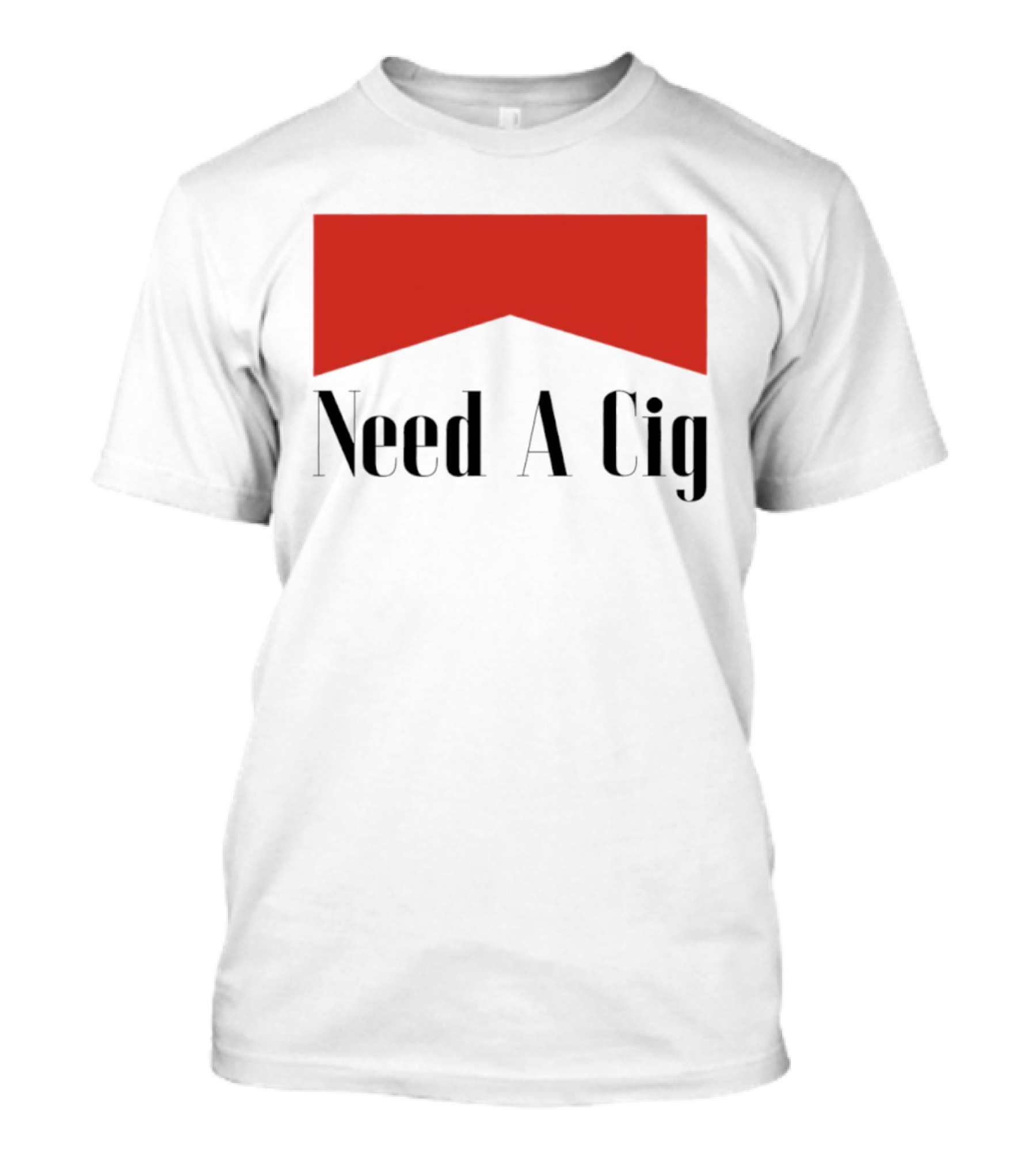 Need A Cig Marlboro Red Chevron T-Shirt