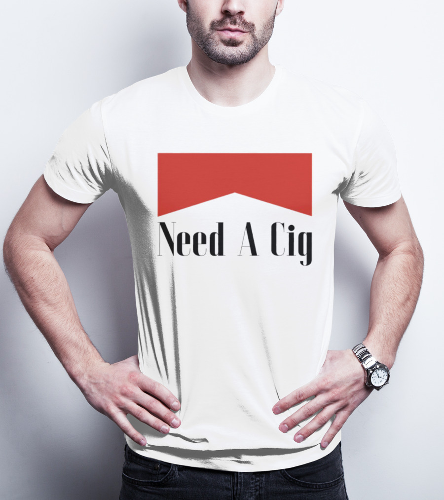 Need A Cig Marlboro Red Chevron T-Shirt