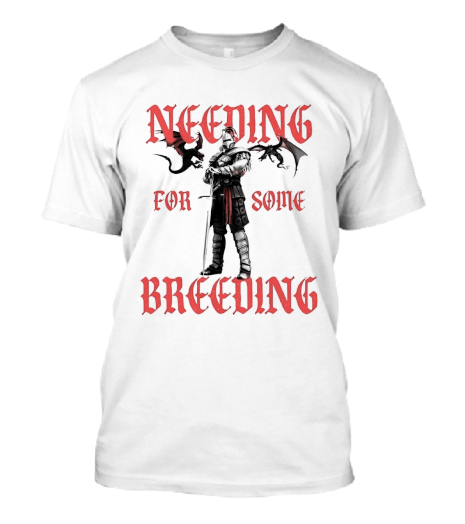 Needing For Some Breeding Knight With Dragons T-Shirt