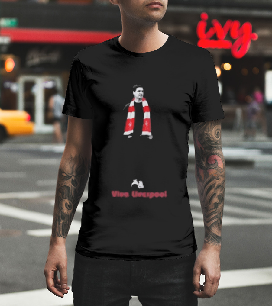 Xabi Alonso Viva Vamos Liverpool LFC Football YNWA T-Shirt