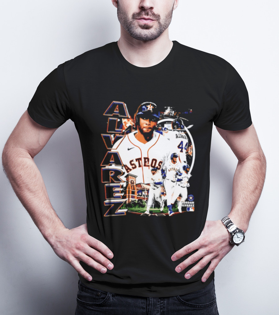 Yordan Alvarez Astros Baseball Number 44 Collage T-Shirt