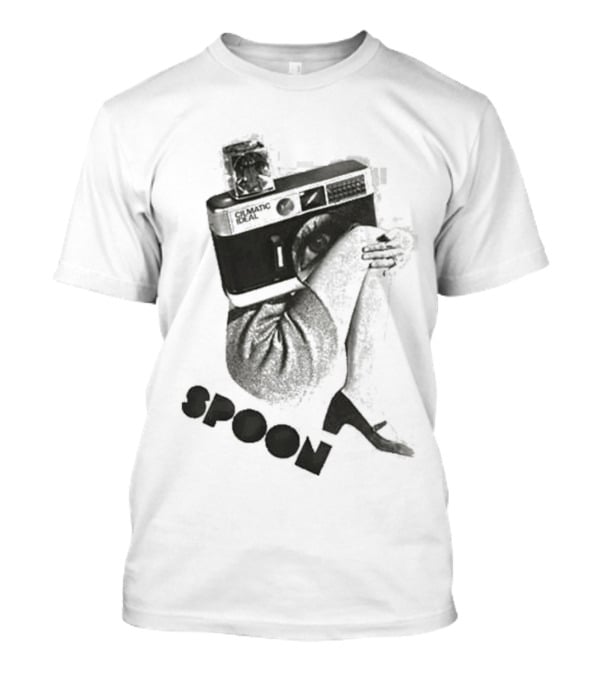 Spoon Camera Silver Iconic Utensil T-Shirt