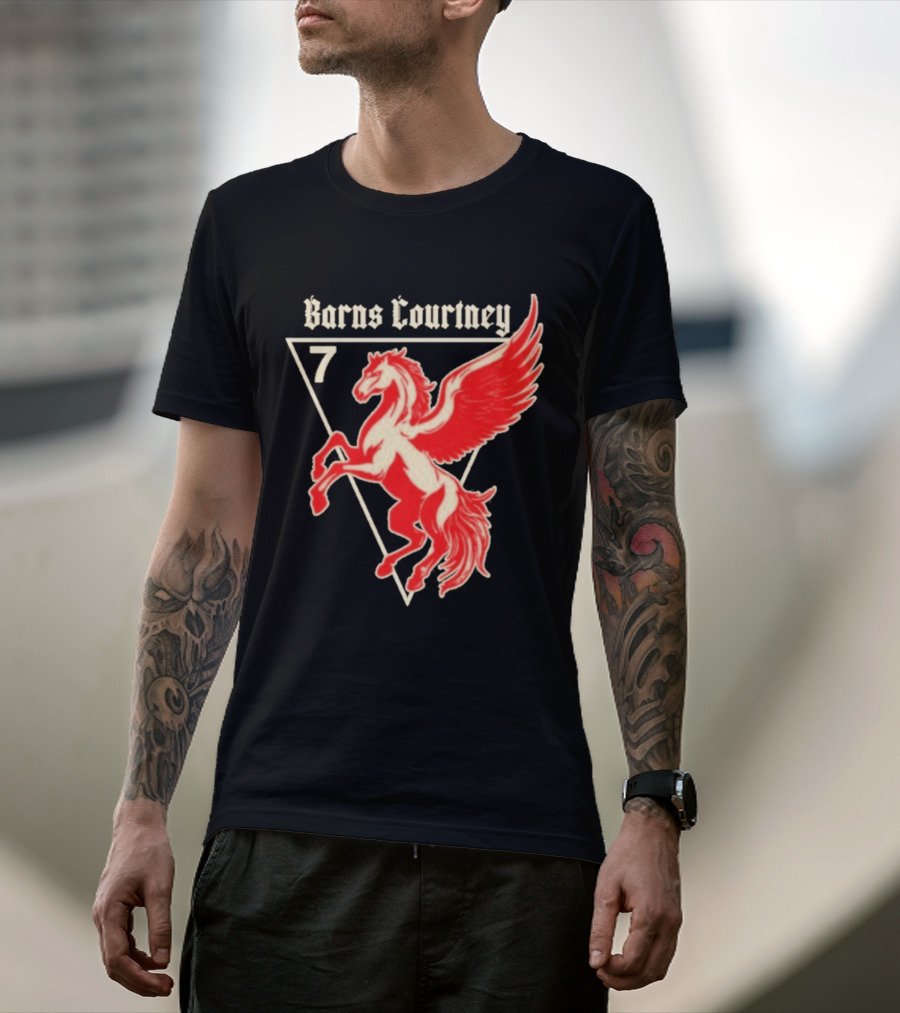 Barns Courtney Pegasus 7 Retro Triangular Pegasus T-Shirt