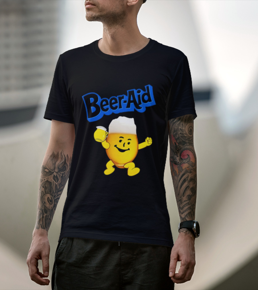 Beer Aid Kool Aid Beer Alcohol Party Humor T-Shirt