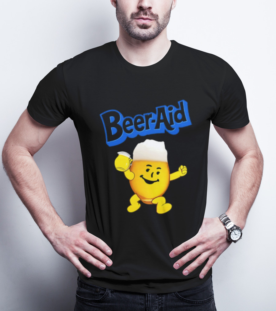 Beer Aid Kool Aid Beer Alcohol Party Humor T-Shirt