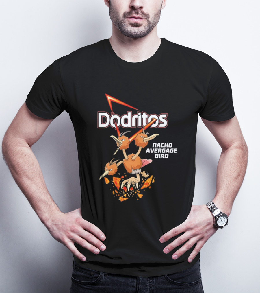 Dodritos Nacho AVERGAGE BIRD Pokemon T-Shirt