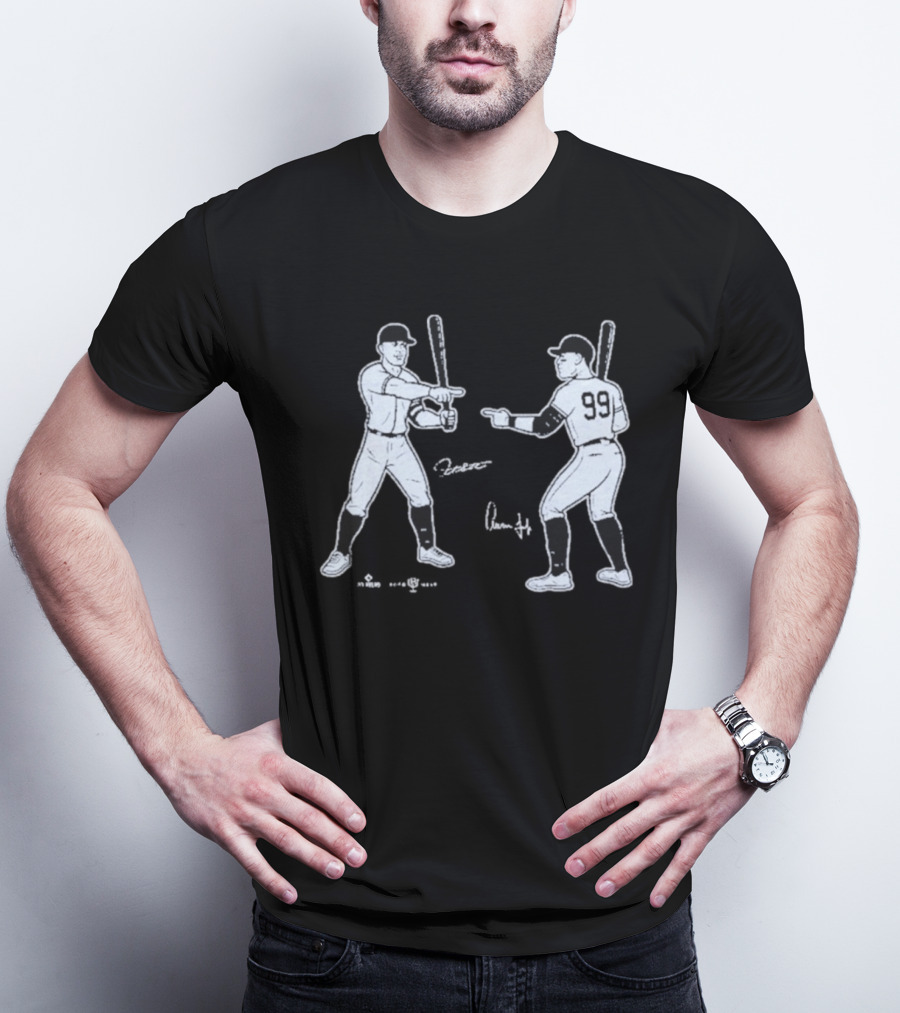 Giancarlo Stanton Aaron Judge New York Yankees Bronx Giants T-Shirt