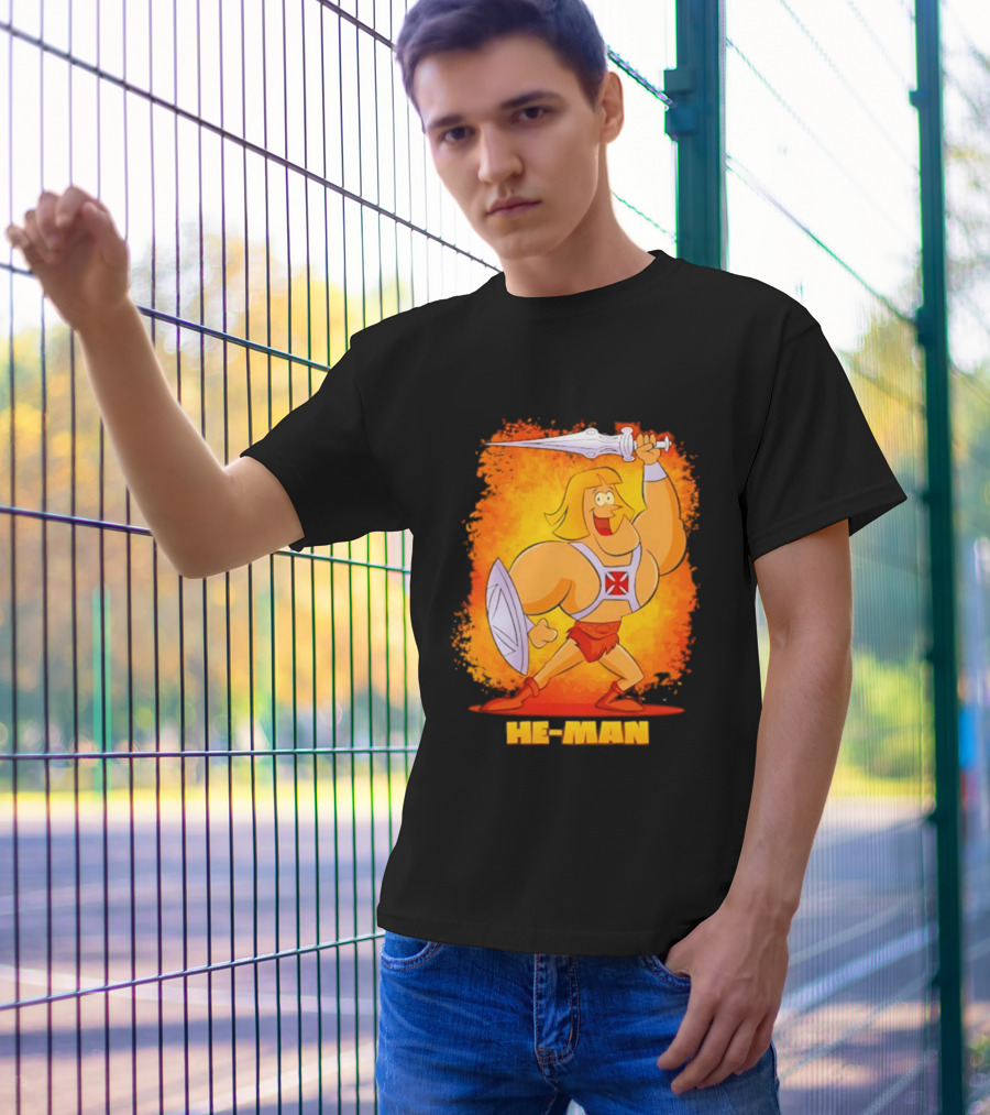 He Man Power Sword Masters Of The Universe Retro 80s T-Shirt
