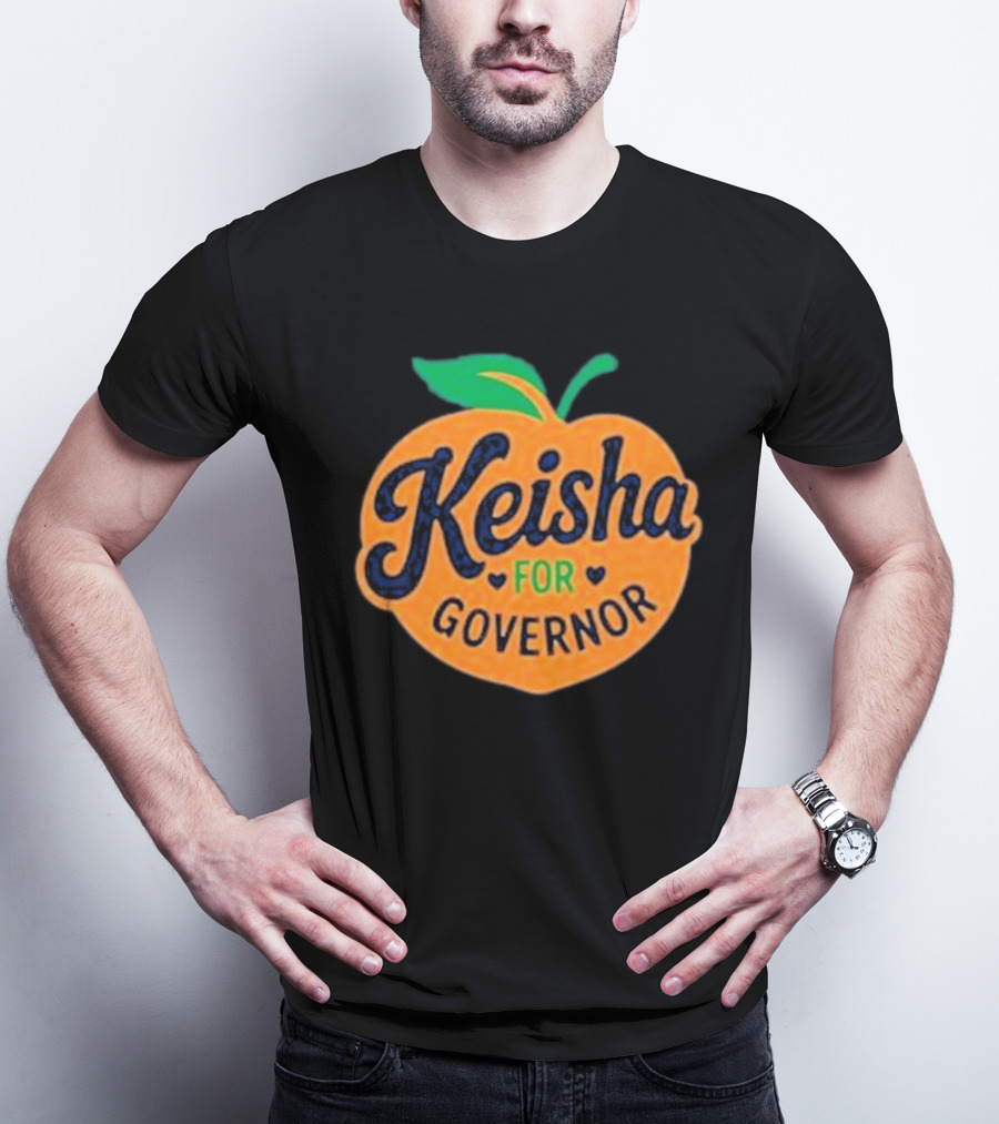 Keisha For Governor Peach T-Shirt
