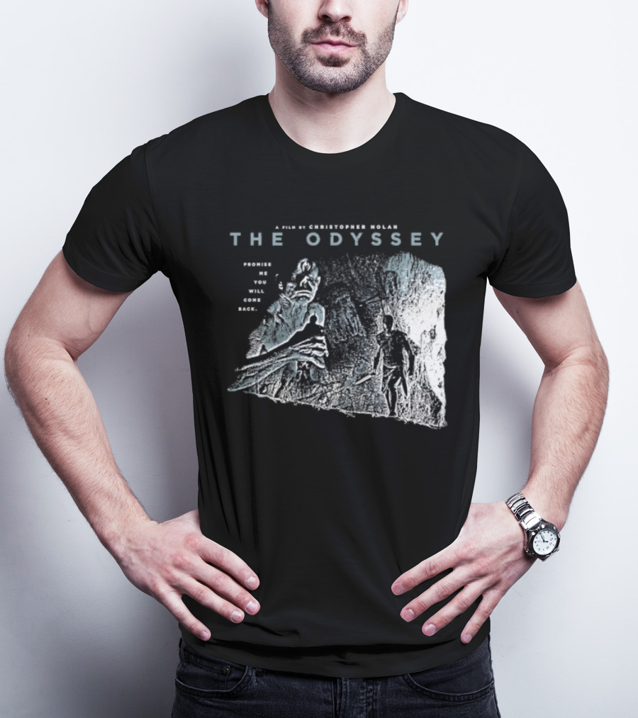 The Odyssey Christopher Nolan Promise Me You Will Come Back Greek Mythology T-Shirt