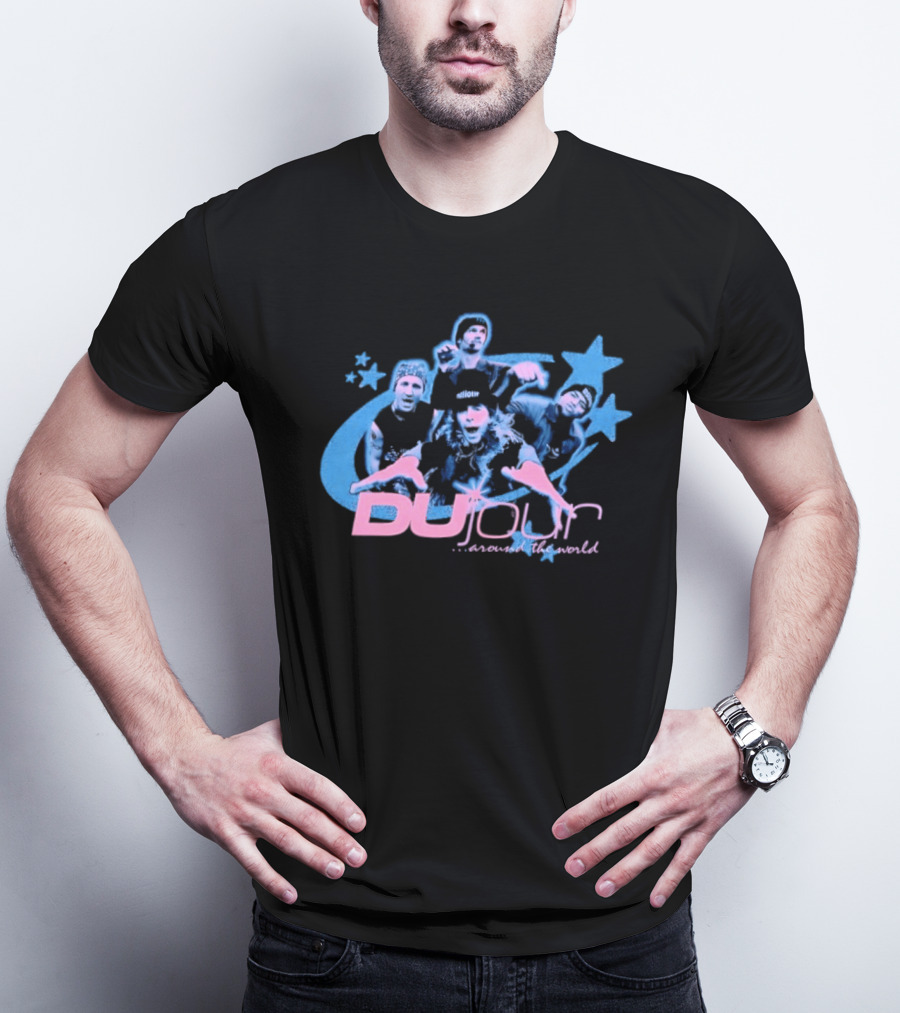 Dujour Band Around The World Josie And The Pussycats Stars T-Shirt