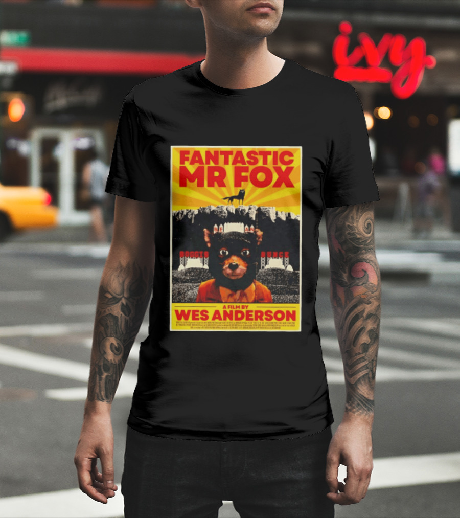 Fantastic Mr Fox Wes Anderson Film Boggis Bunce Bean Be An Animal T-Shirt