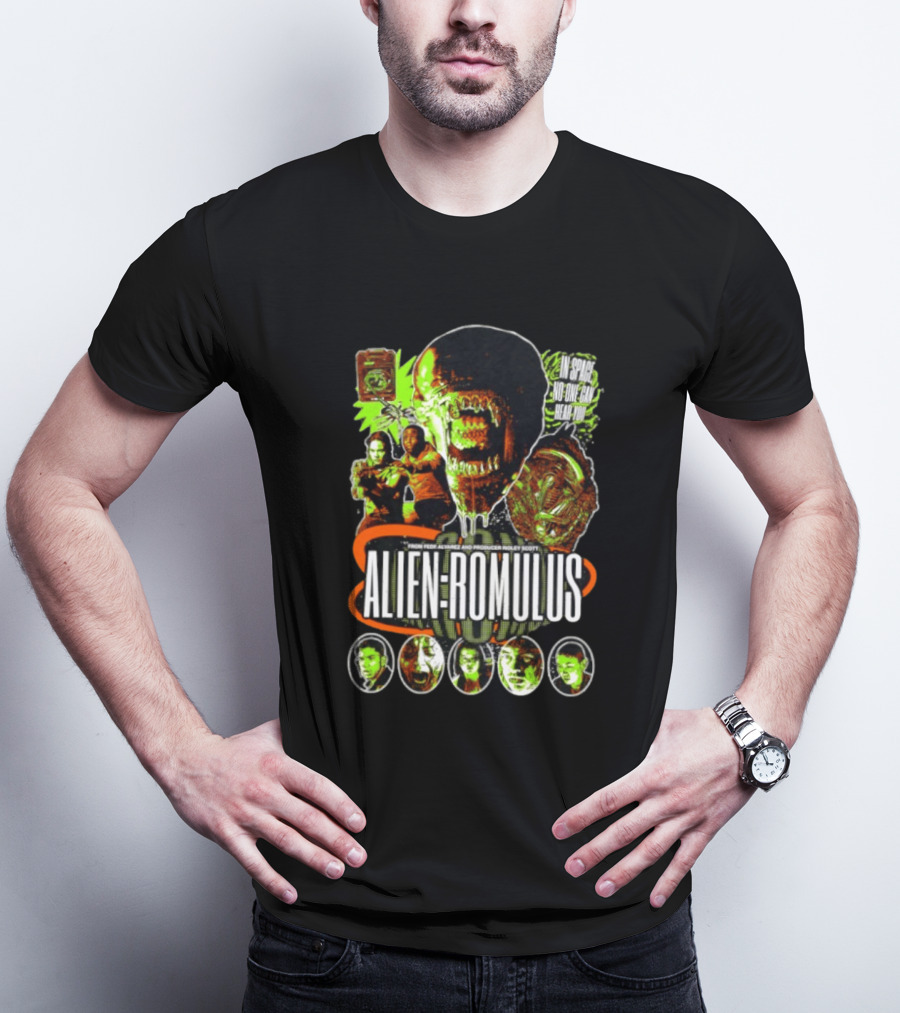 Alien Romulus Horror In Space No One Can Hear You T-Shirt