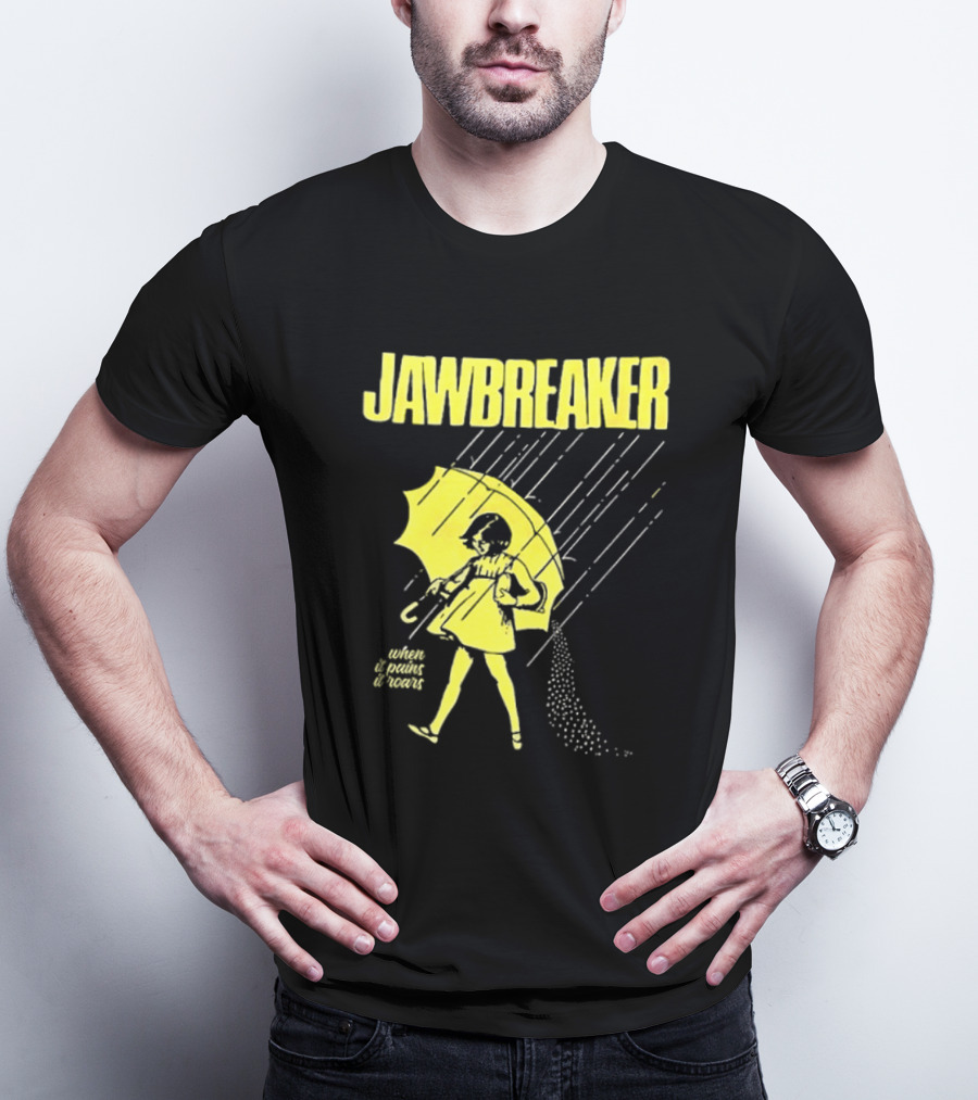 Jawbreaker When It Pains It Roars 2025 Japan Autumn Umbrella Girl T-Shirt