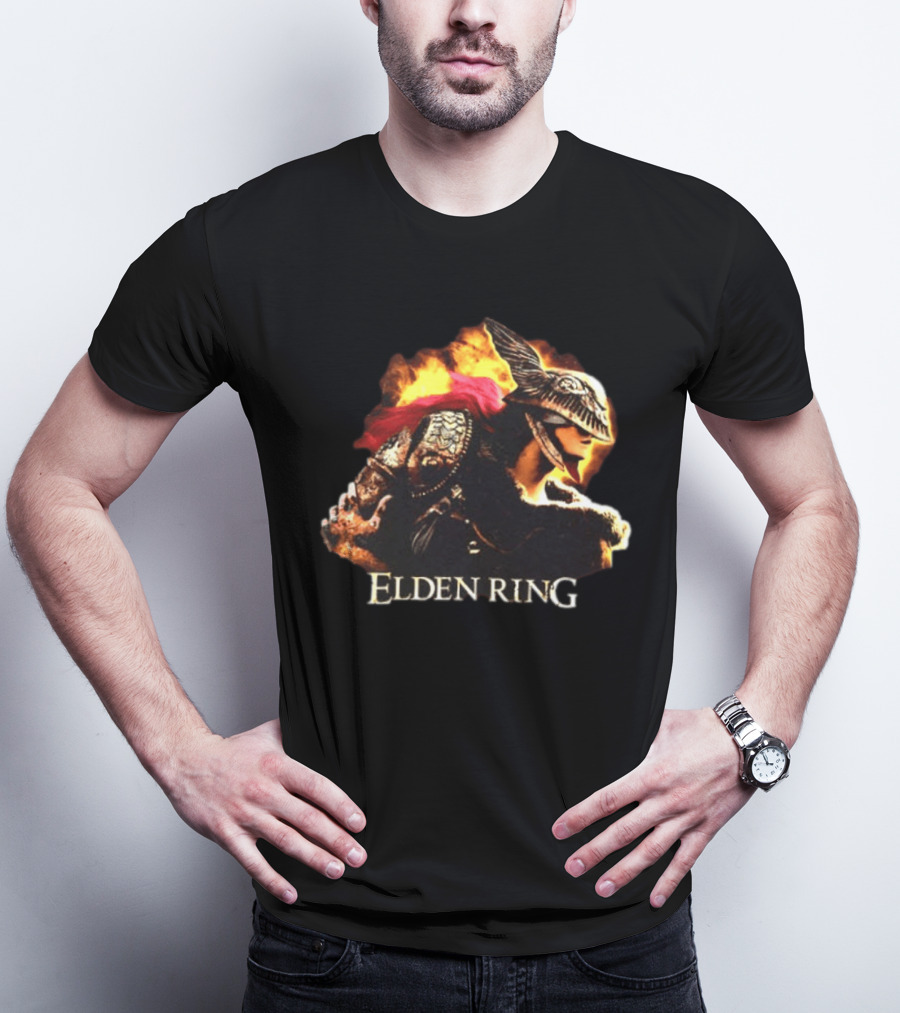 Elden Ring Malenia Blade Of Miquella Two Sided Gaming Warrior T-Shirt