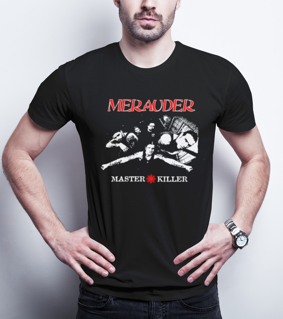Merauder Master Killer Hardcore Metal Iconic Album T-Shirt