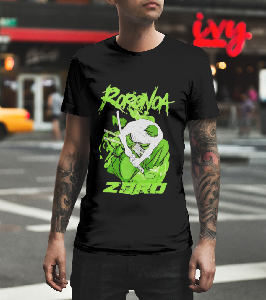 Roronoa Zoro Tonal One Piece Anime T-Shirt