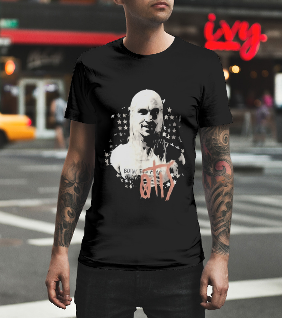 House Of 1000 Corpses Otis Rob Zombie Stars 2 Sided T-Shirt