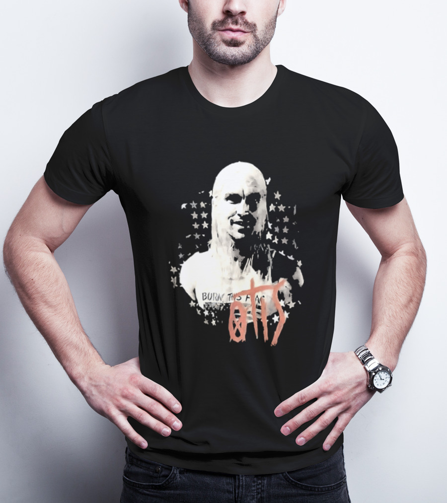 House Of 1000 Corpses Otis Rob Zombie Stars 2 Sided T-Shirt