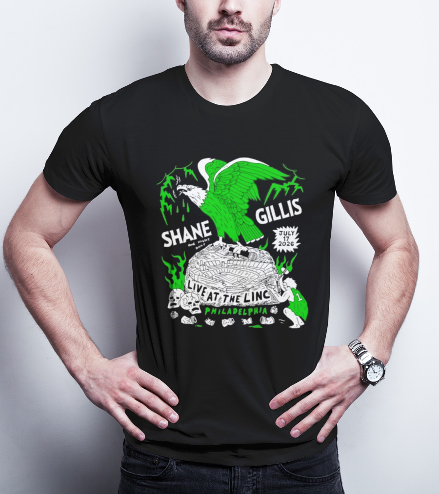 Shane Gillis Live At The Linc Philadelphia July 17 2026 Eagle T-Shirt