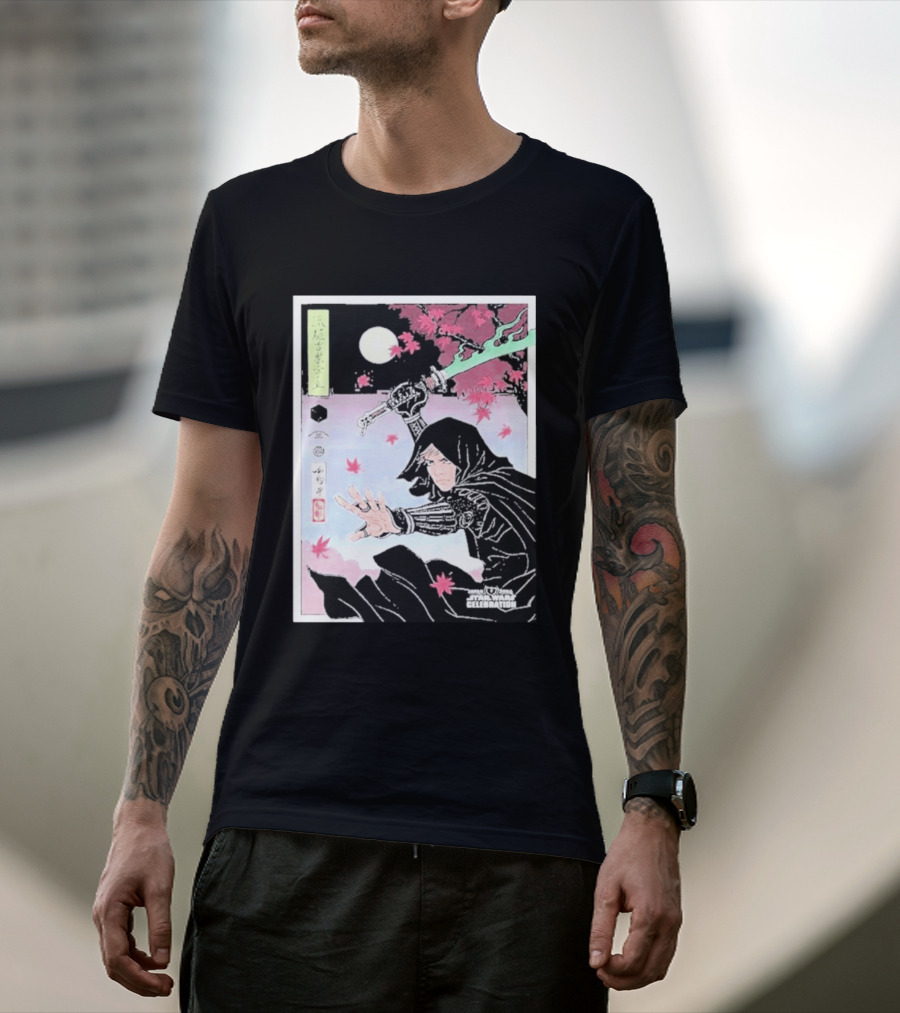 Star Wars Celebration Japan 2025 Luke Skywalker Samurai Art Final Reveal T-Shirt