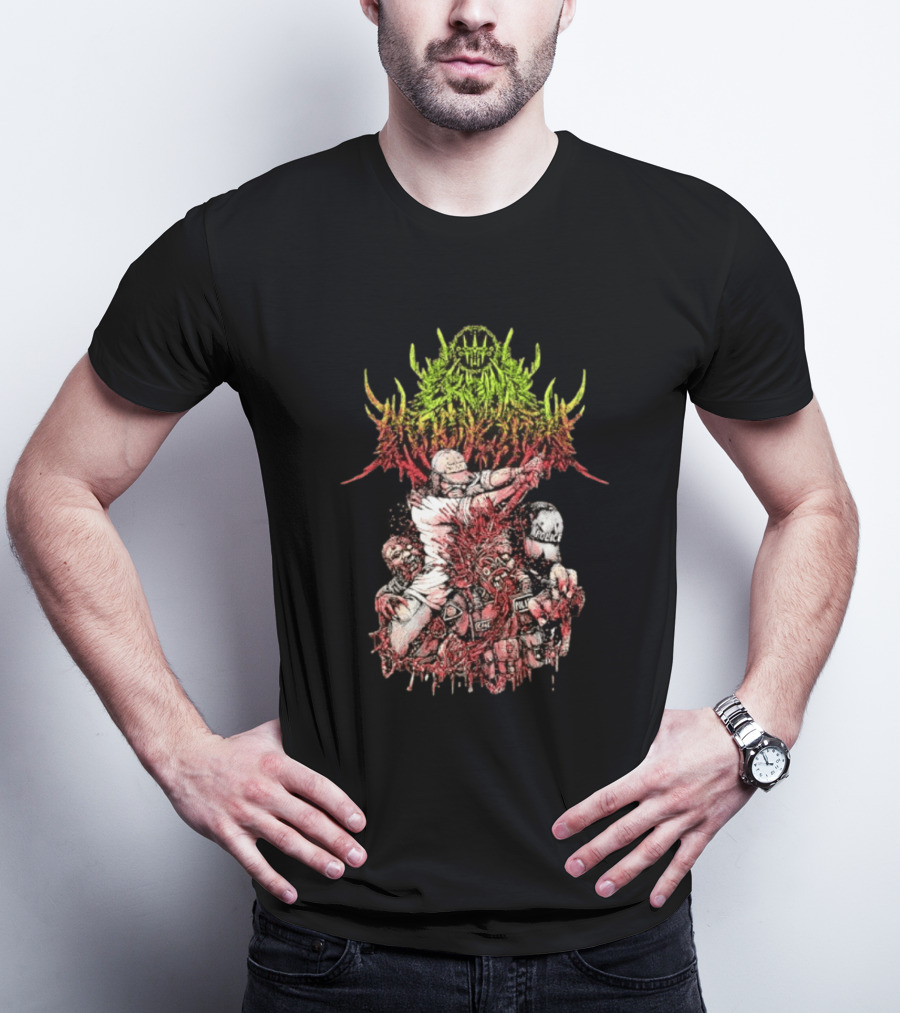 Police Brutality Zombie Death Metal Gore T-Shirt