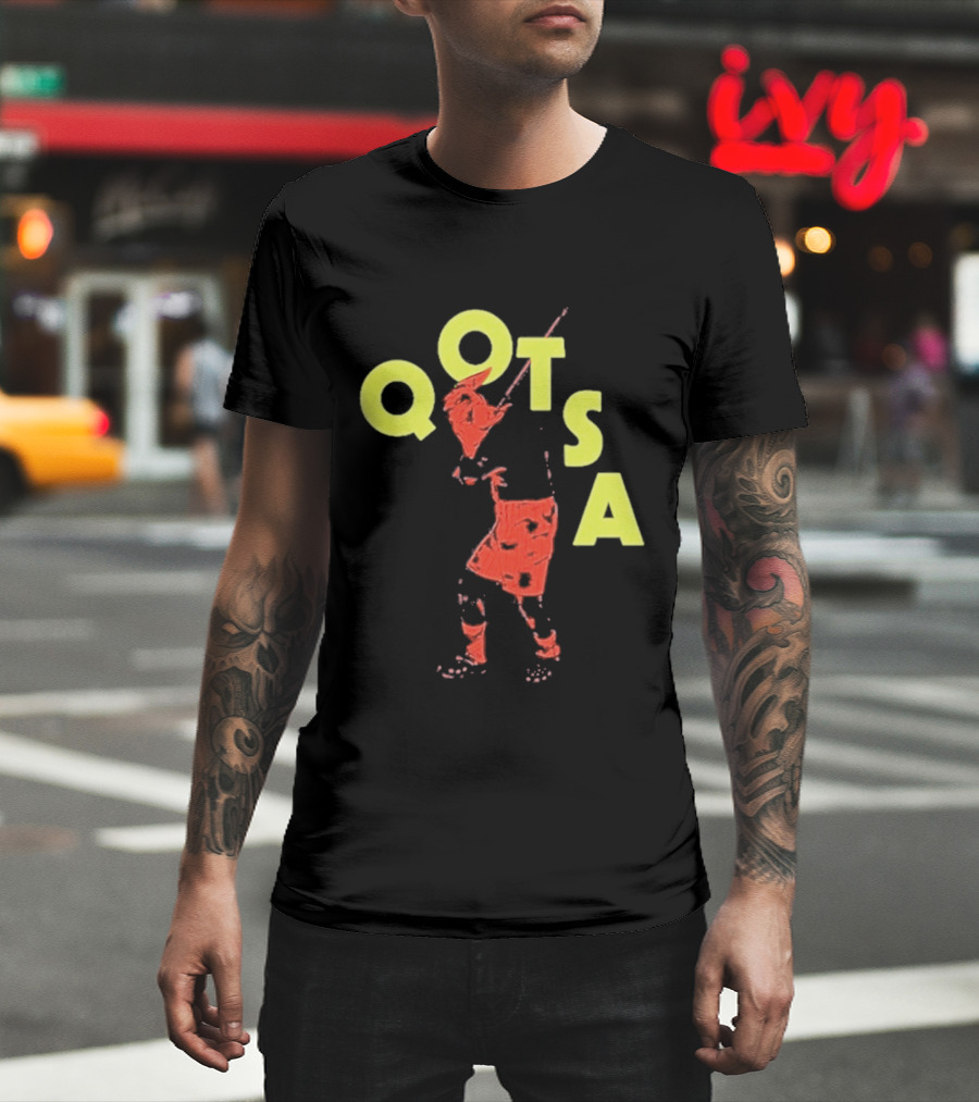 Queens Of The Stone Age QOTSA Executioner Bold Red Yellow T-Shirt