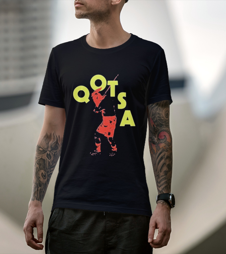 Queens Of The Stone Age QOTSA Executioner Bold Red Yellow T-Shirt