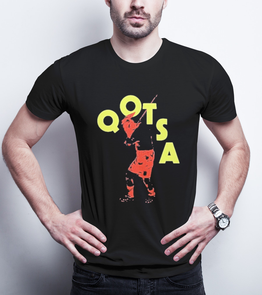 Queens Of The Stone Age QOTSA Executioner Bold Red Yellow T-Shirt
