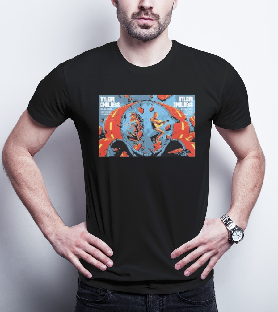 Tyler Childers April 16 2025 Red Rocks Amphitheatre Concert Event T-Shirt