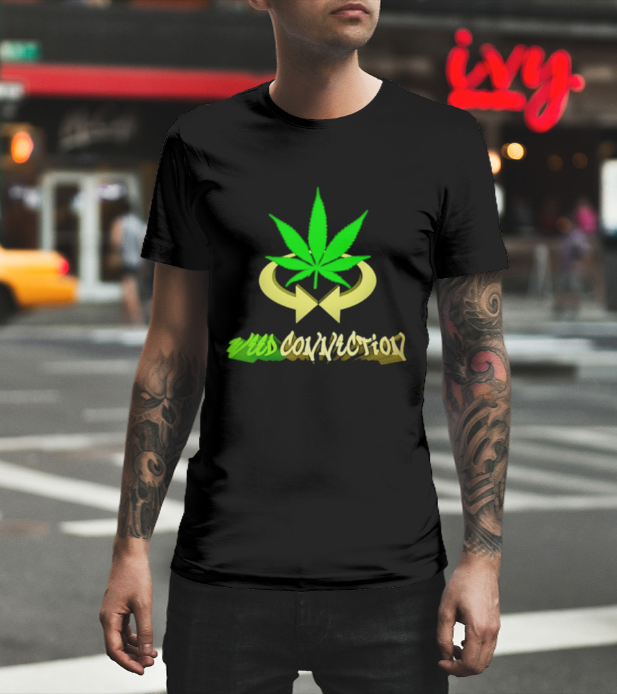 Cannabis Leaf Symbol Weed Connection T-Shirt