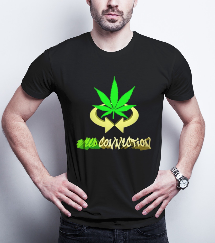 Cannabis Leaf Symbol Weed Connection T-Shirt